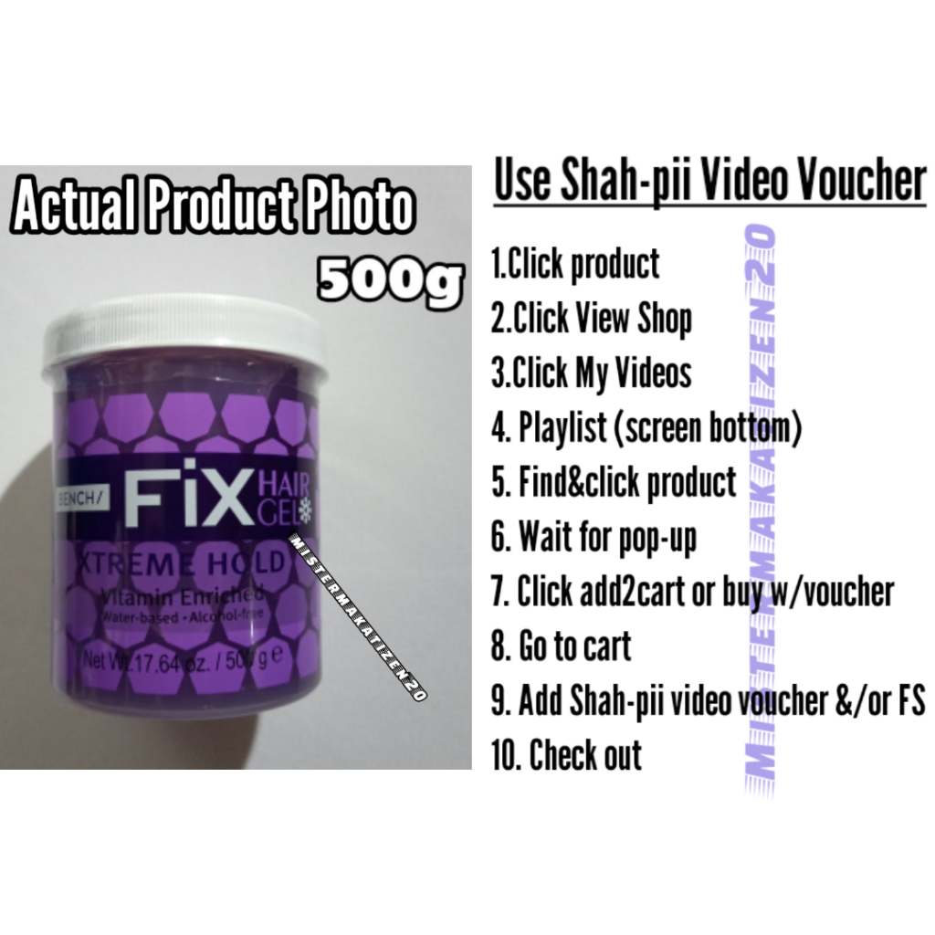 Bench Fix Hair Gel 500G Xtreme Hold Purple | Shopee Philippines