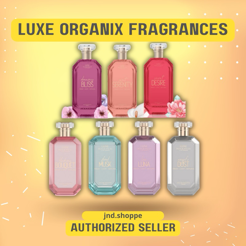 LUXE ORGANIX LUXE FRAGRANCES EDT SPRAY PERFUME 100ML | Shopee Philippines
