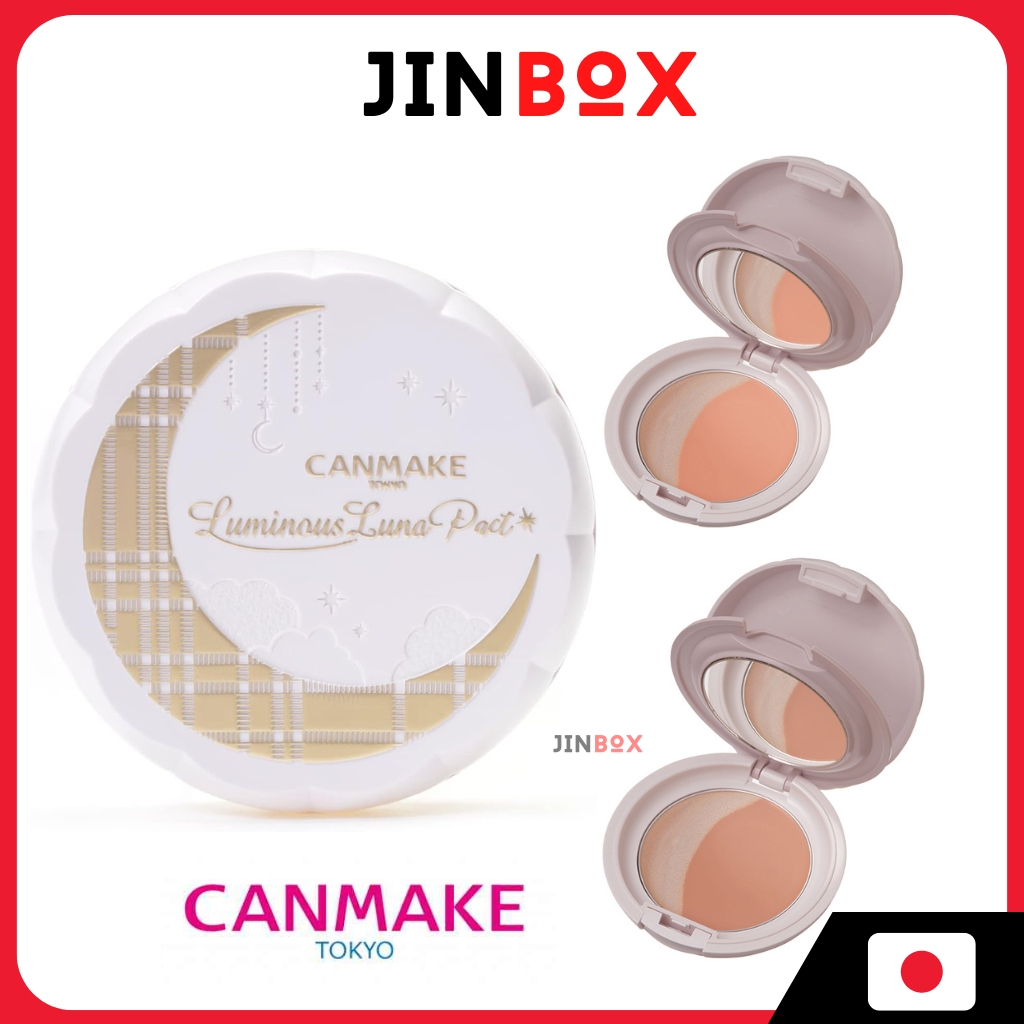 Canmake Luminous Luna Pact Foundation - Cream Pact Juicy Glow Cream ...