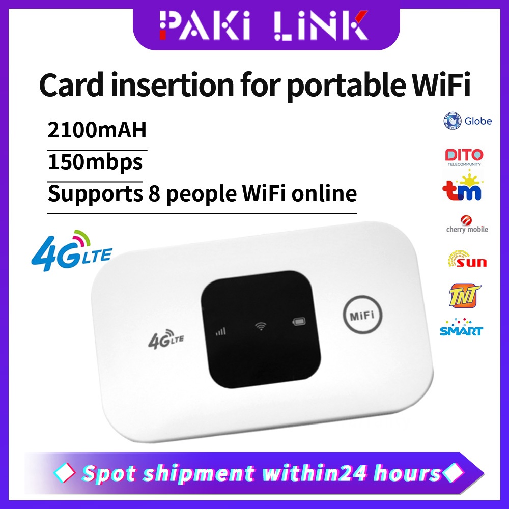 Pocket wifi Portable 4G LTE WiFi Router Compatible with All SIM ...
