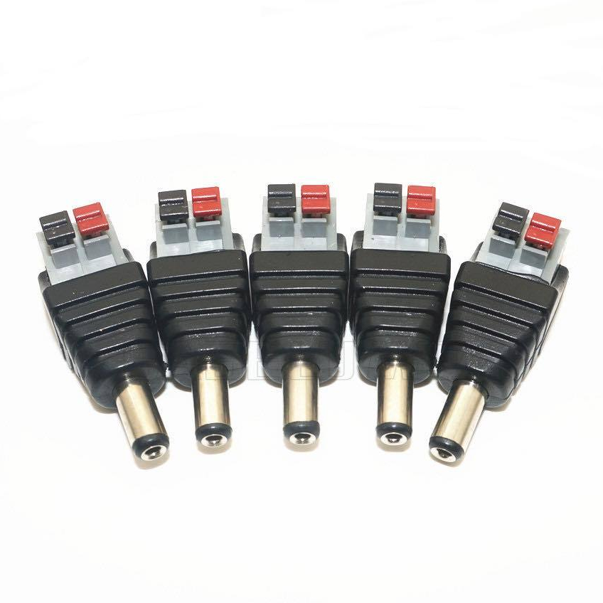 DC plug male DC plug female CLIP TYPE connector High Standard Screw ...