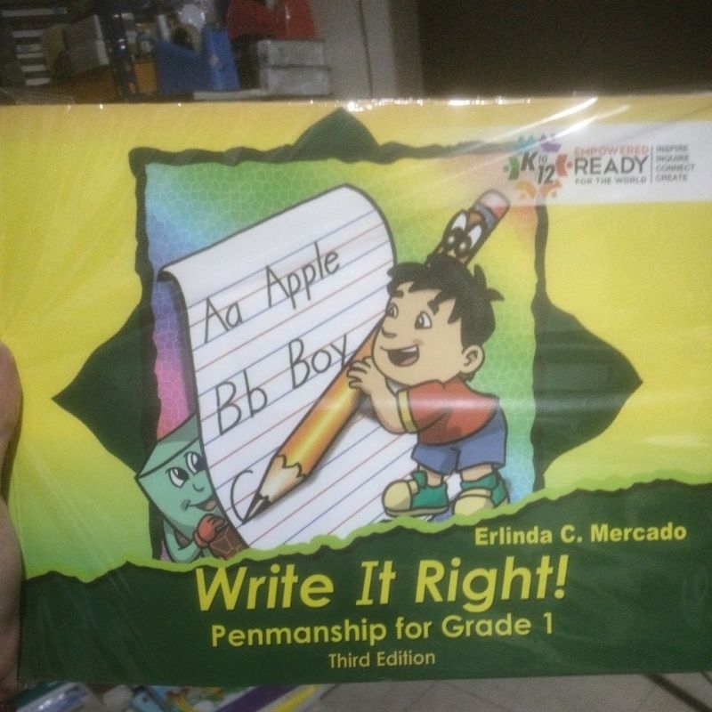 Write It Right! Penmanship for Grade 1 Third Edition | Shopee Philippines
