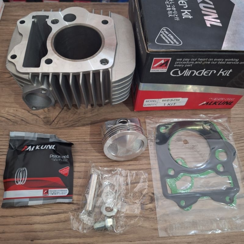 CYLINDER BLOCK KIT HONDA XRM 125/WAVE125 (57MM RACING SIZE) | Shopee ...