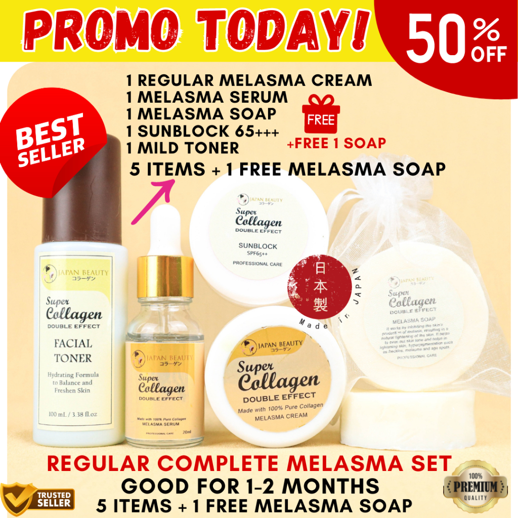 COLLAGEN JAPAN MELASMA COMPLETE SET | Shopee Philippines