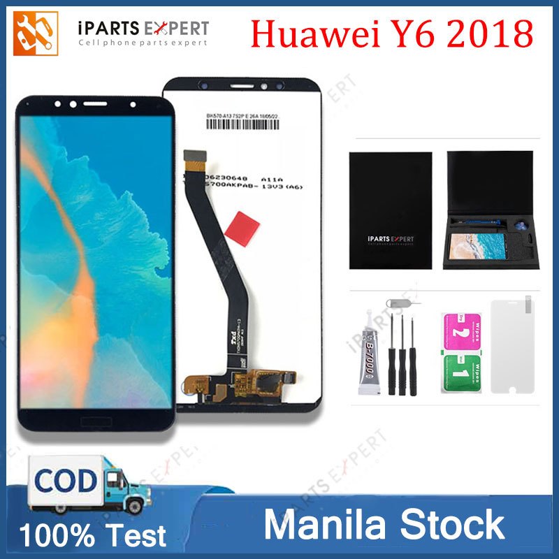 IPARTSEXPERT LCD For Huawei Y6 2018/enjoy 8E LCD Full Set Touch Screen ...