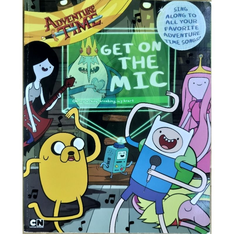 Cartoon Network ADVENTURE TIME GET ON THE MIC Book (Preloved) | Shopee ...