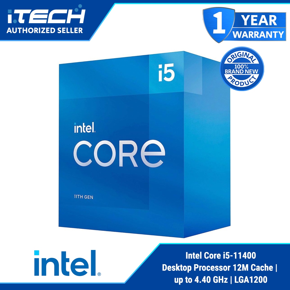Intel Core i5-11400 11th Gen Desktop Processor 6 Cores 12 Threads ...