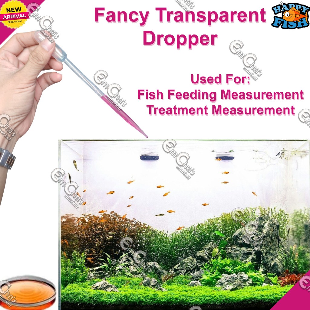Fancy Fish Food DROPPER (CHOOSE SIZE) for Baby Brine Shrimp BBS and ...