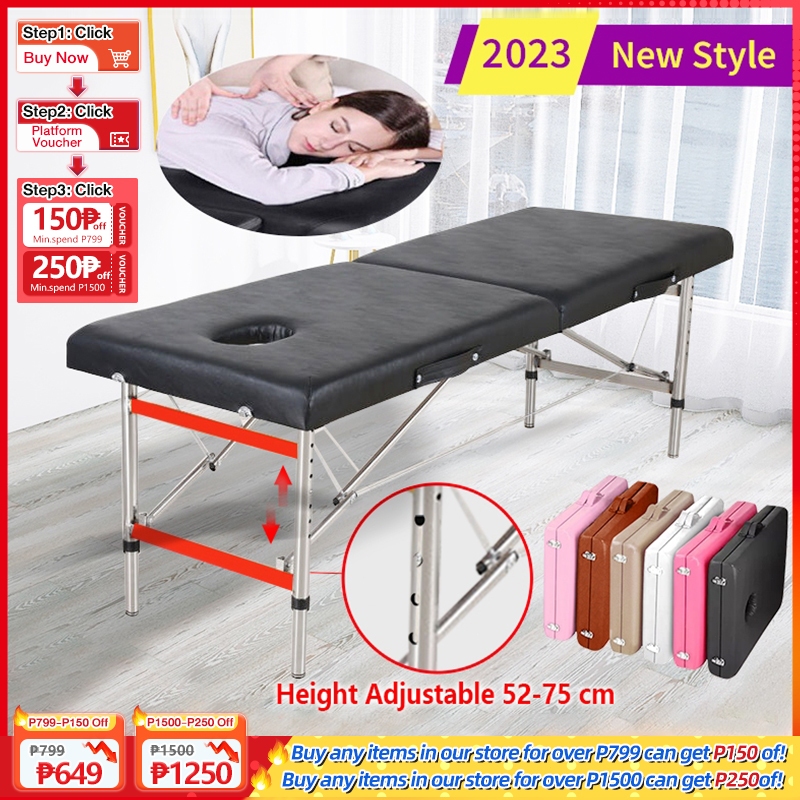 Foldable Sturdy Comfortable Beauty Bed Massage Bed Spa Facial Portable ...