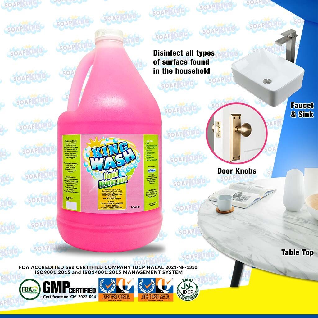 Kingwash Liquid Disinfectant, King Wash Liquid Disinfectant Cleaner ...