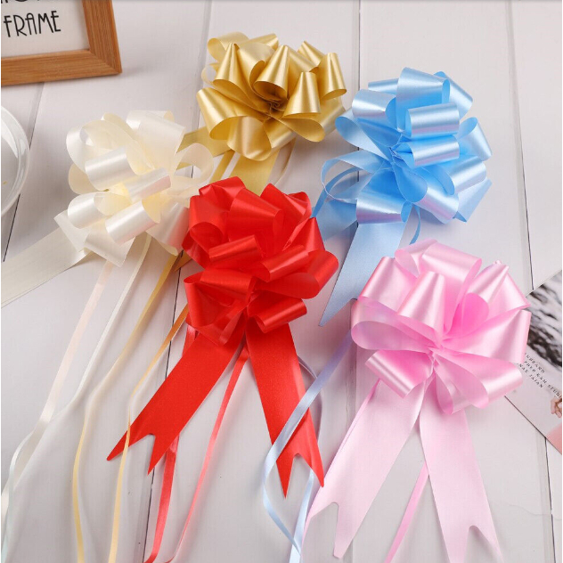 30Pcs Big Hand Pull Bows Gift Knot Ribbon DIY Wedding Gift Packaging ...