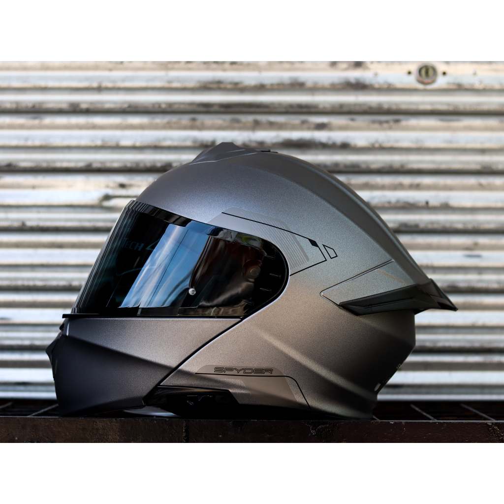 SPYDER HELMET FORCE+ PD 4001M S MATTE TITANIUM GRAY MODULAR WITH FREE ...