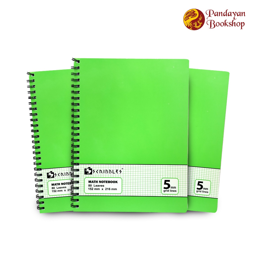 Scribbles Math Spiral Notebook 80 leaves | Shopee Philippines
