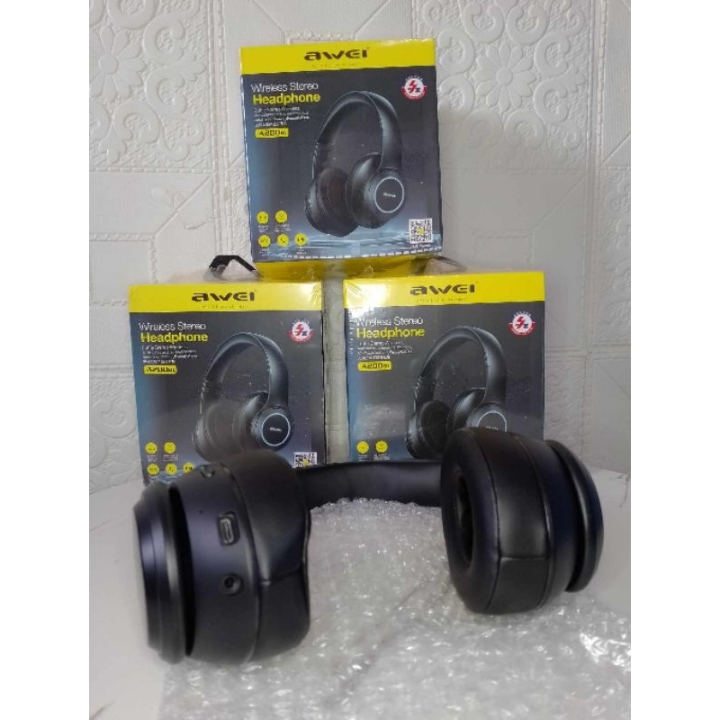 AWEI Wireless Stereo Headphone A200BL | Shopee Philippines