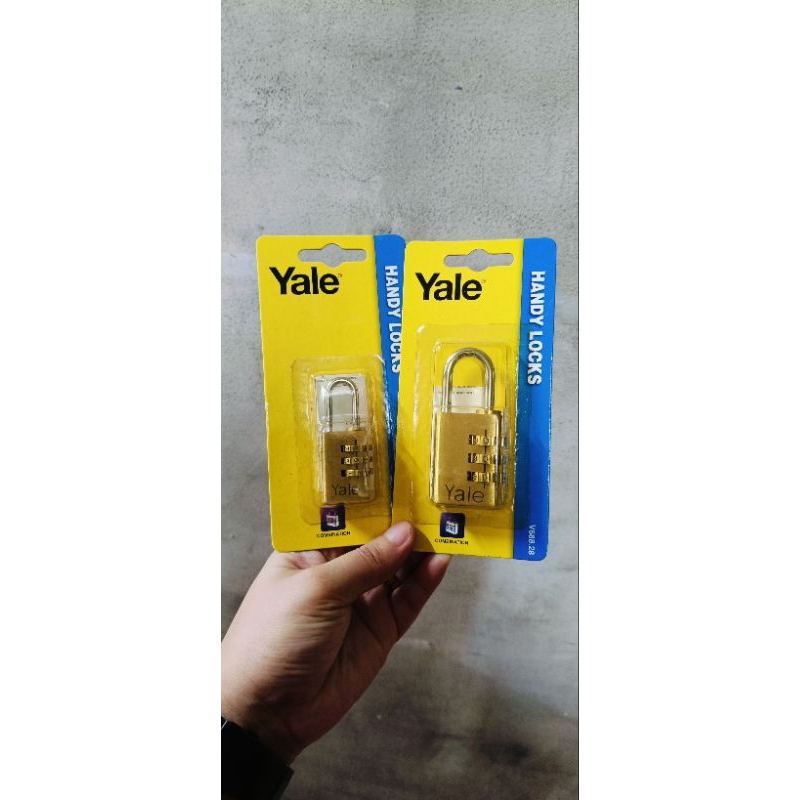 Yale Combination Padlock V688.20/ V688.28 - 3digit Resettable | Shopee ...
