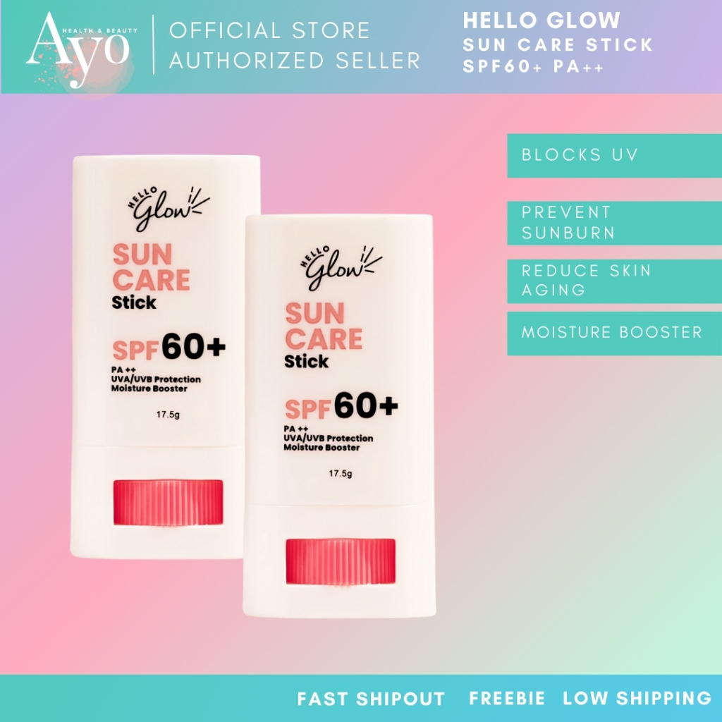 Hello Glow Sun Care Stick SPF 60+ PA++ | Shopee Philippines