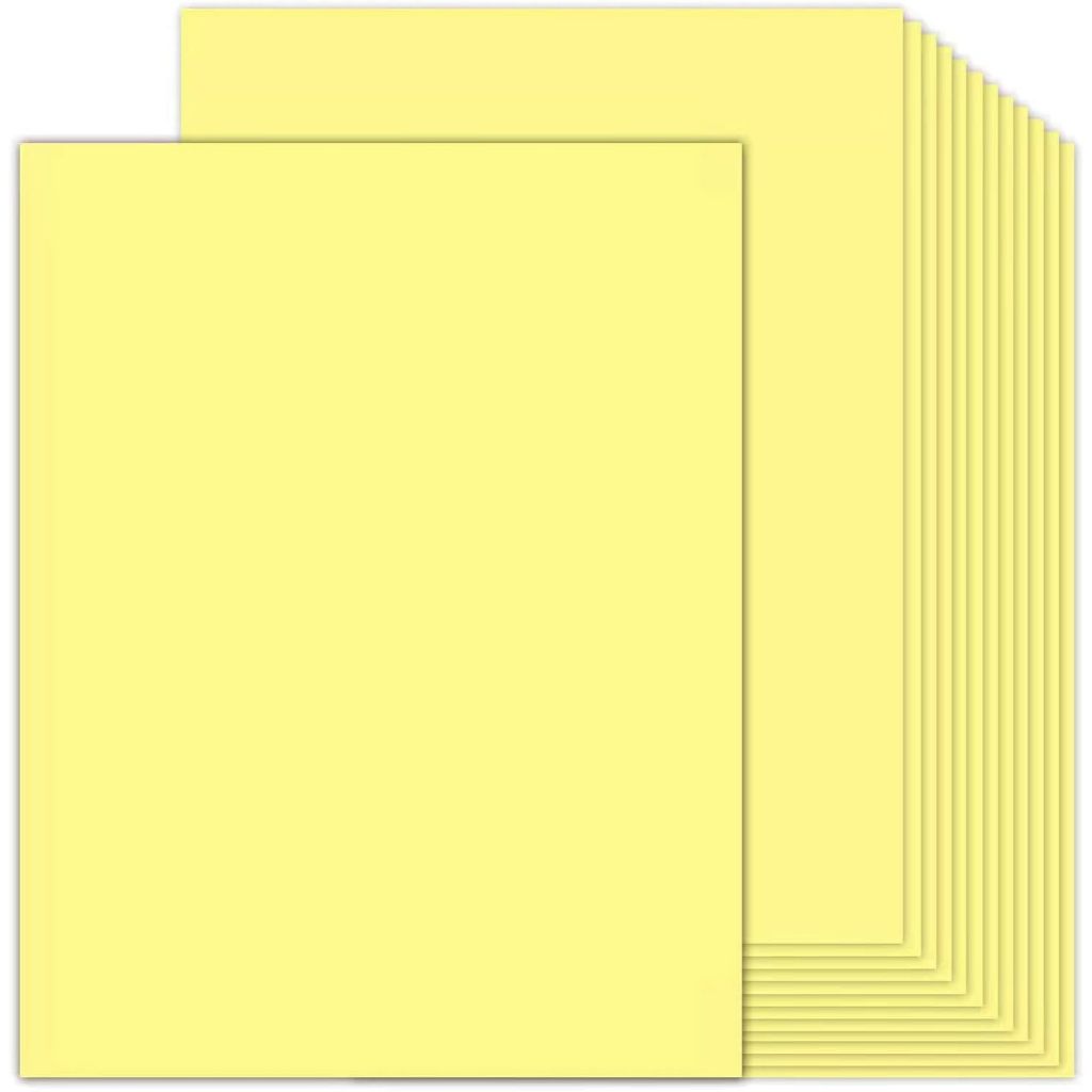 EFS EcofriendlyStuffs A4 PALE YELLOW 230 GSM &180 GSM Colored Cardstock ...