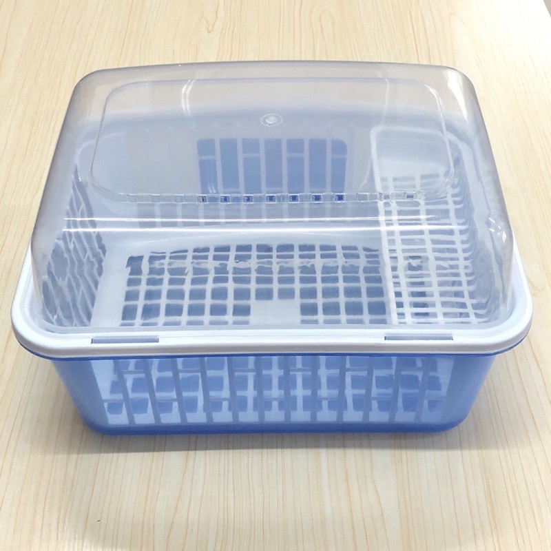 168 Mini Dish Drainer Plastic Rack With Cover | Shopee Philippines