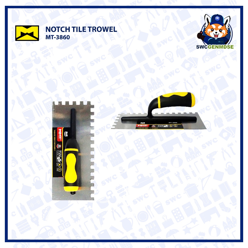 MMT Putty Knife | Notch Tile Trowel | MT-3860 | Shopee Philippines