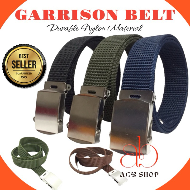 Garrison Belt C.A.T / ROTC / Military Belt Unisex Durable Nylon ...