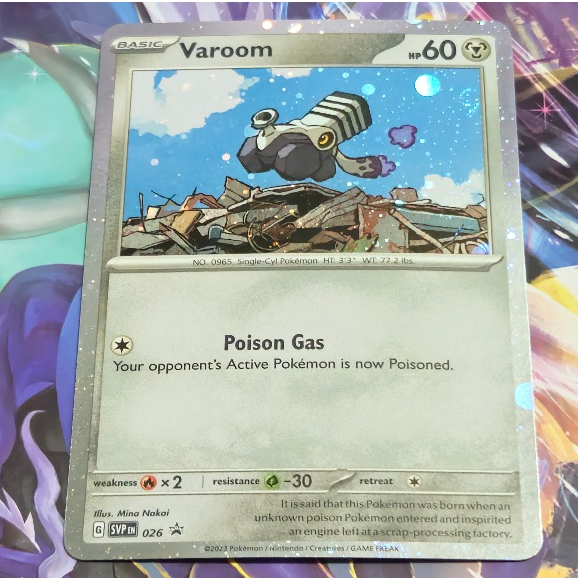 Pokemon TCG Varoom Paldea Evolved Holo Promo Card | Shopee Philippines
