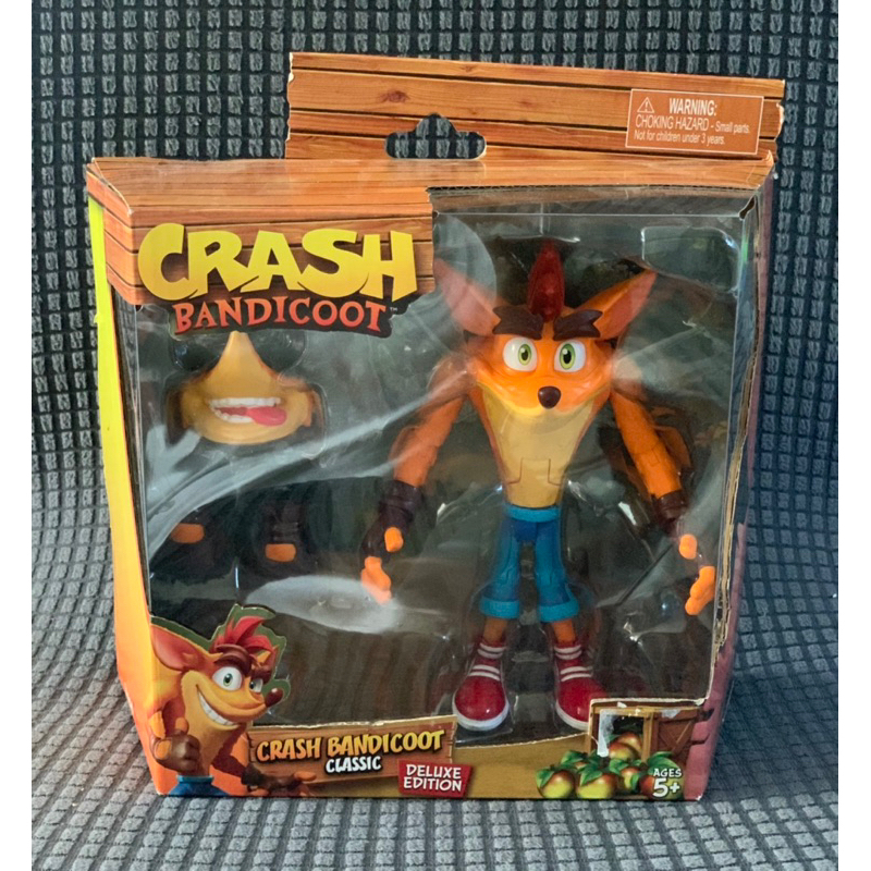 Crash Bandicoot Bandai Deluxe Edition Action Figure | 16.5cm Toy with ...
