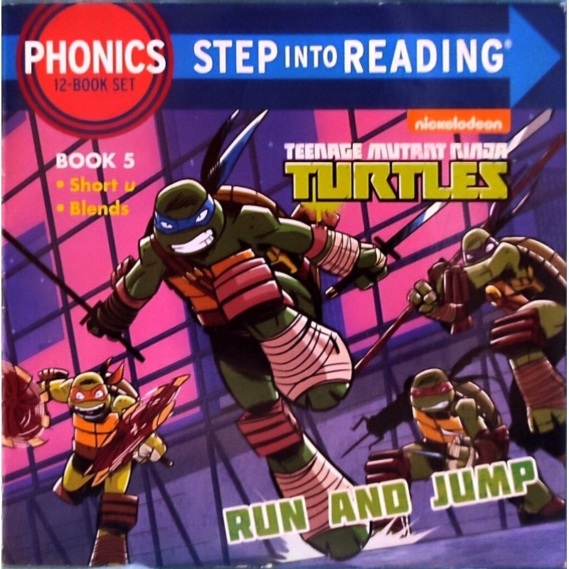 PHONICS POWER TEENAGE MUTANT NINJA TURTLES #5 RUN AND JUMP CHILDREN'S ...
