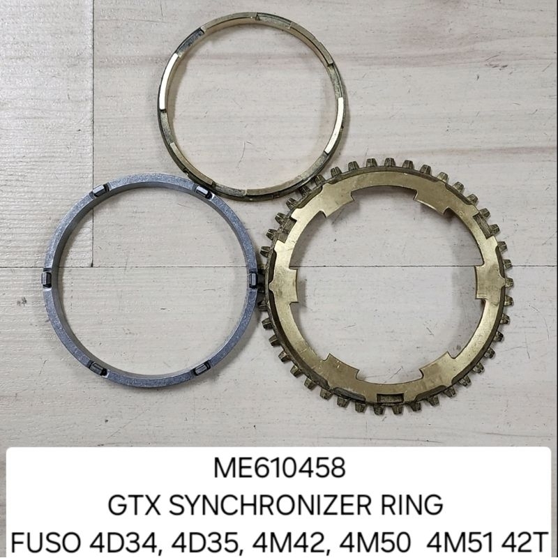 SYNCHRONIZER RING FUSO 4D34, 4D35, 4M42, 4M50, 4M51 (42 TEETH) (SET ...