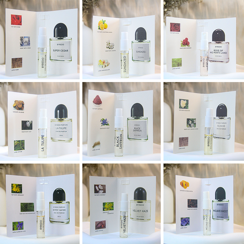 Sample Perfume 1.5 / 2ML - Byredo Perfume 14 Collection Fragrances for ...