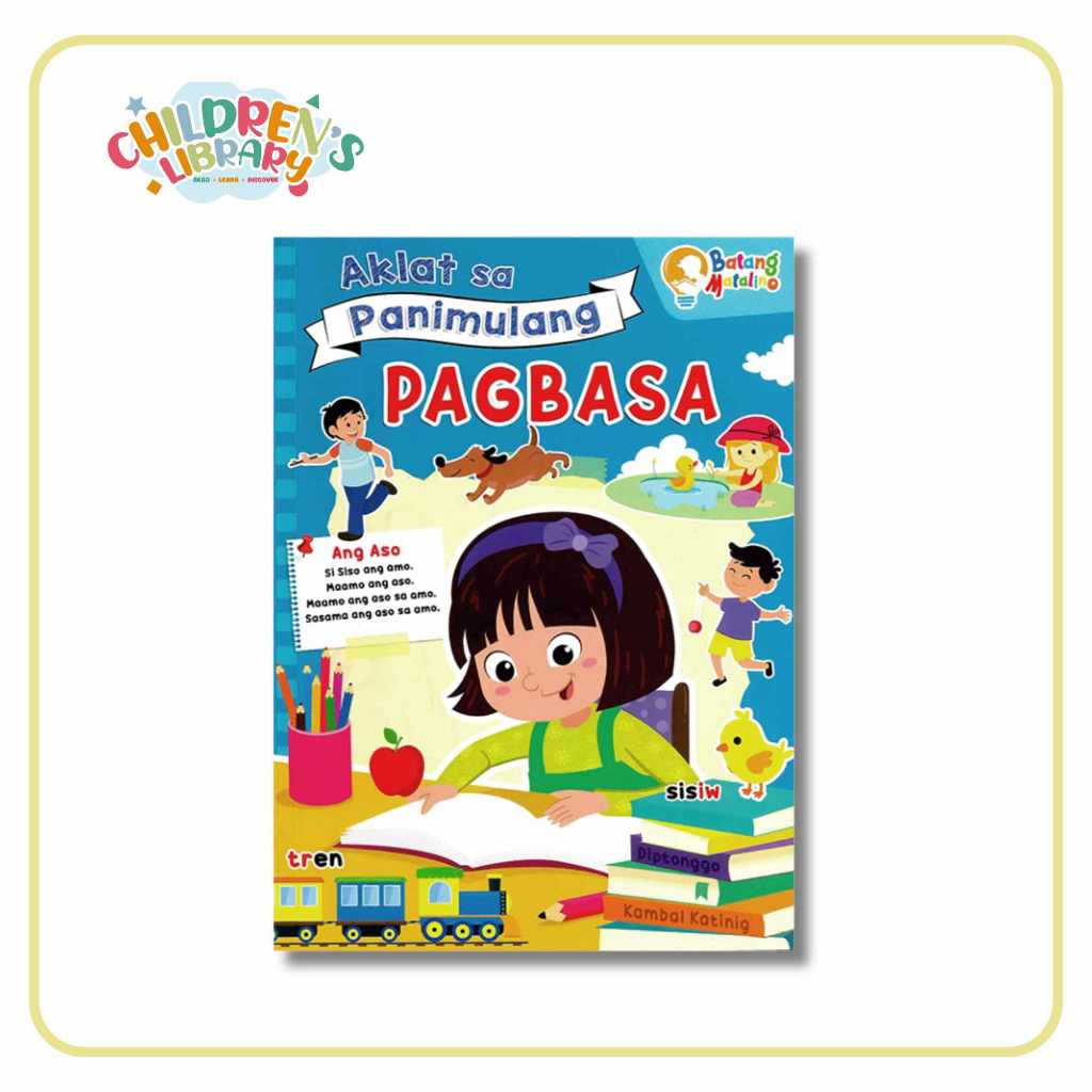 Aklat Sa Panimula Ng Pagbasa Batang Matalino Tagalog Book For Kids ...