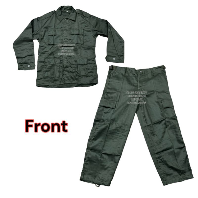 CAT fatigue cotton uniform set/CAT uniform | Shopee Philippines