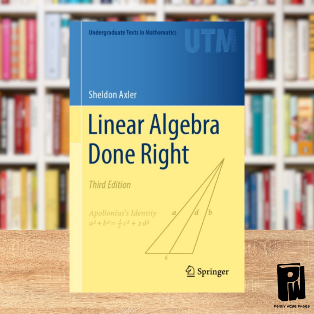 Linear Algebra Done Right (Undergraduate Texts in Mathematics) 3rd ed ...