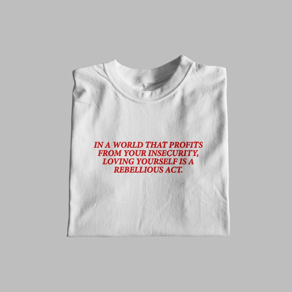 "IN A WORLD THAT PROFITS" AESTHETIC STATEMENT UNISEX T SHIRT [STATEMENT ...
