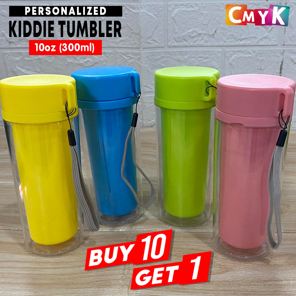 Personalized 10oz Kiddie Tumbler Photo insert for giveaways portable ...