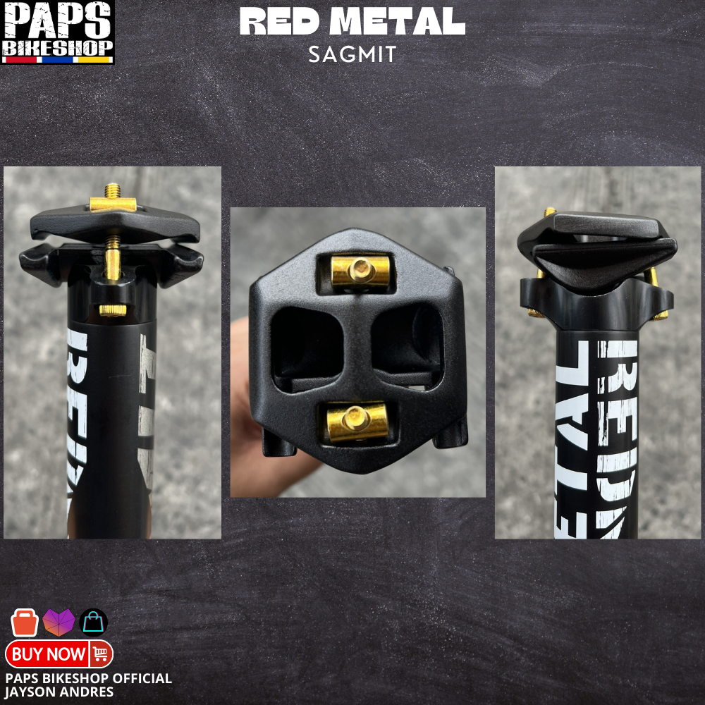 SAGMIT RED METAL SEAT POST | Shopee Philippines