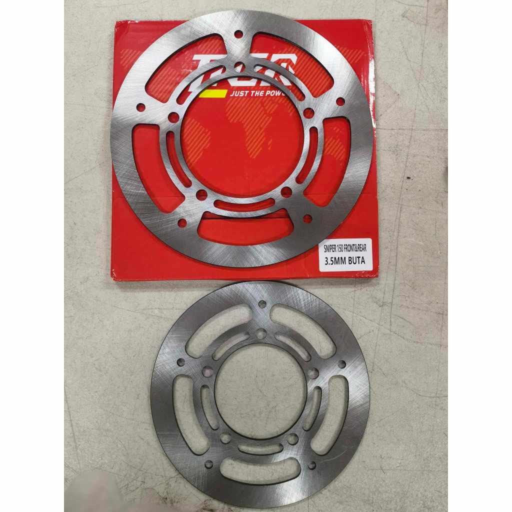 TTGR SNIPER 150 REAR/FRONT DISC PLATE DISC SET | Shopee Philippines