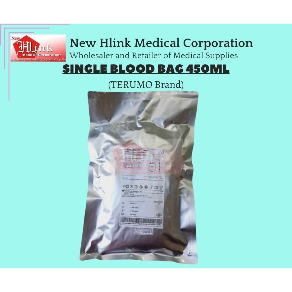 SINGLE BLOOD BAG 450ML TERUMO BRAND | Shopee Philippines
