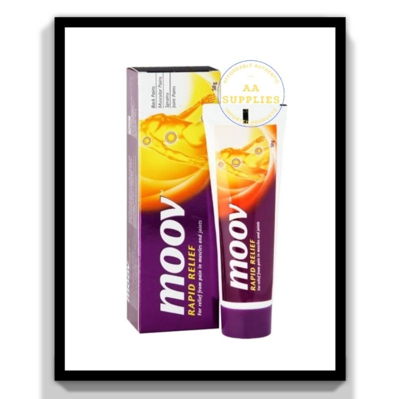 MOOV RAPID RELIEF 100G / 50G / 25G | Shopee Philippines