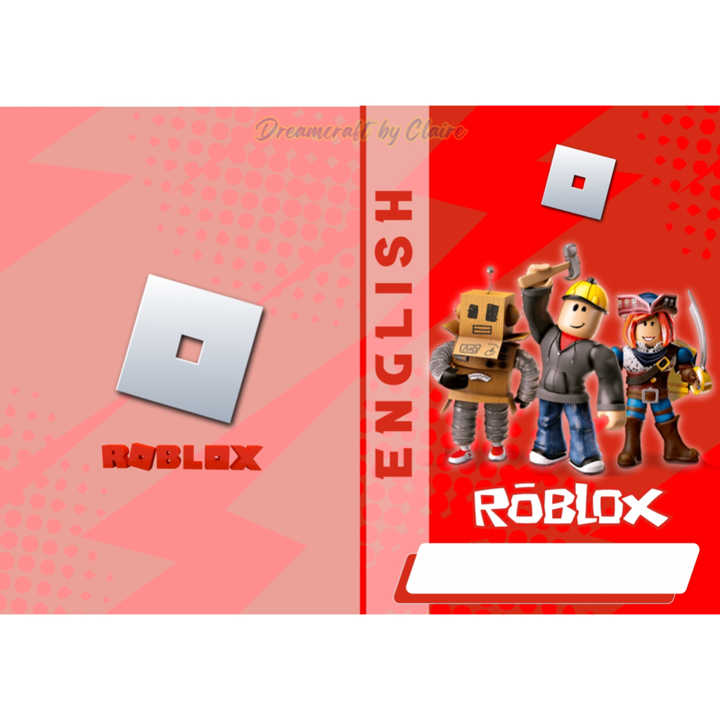 PREORDER- ROBLOX THEME notebooks (Kinder, Prep, Nursery, Grade 1, Grade ...