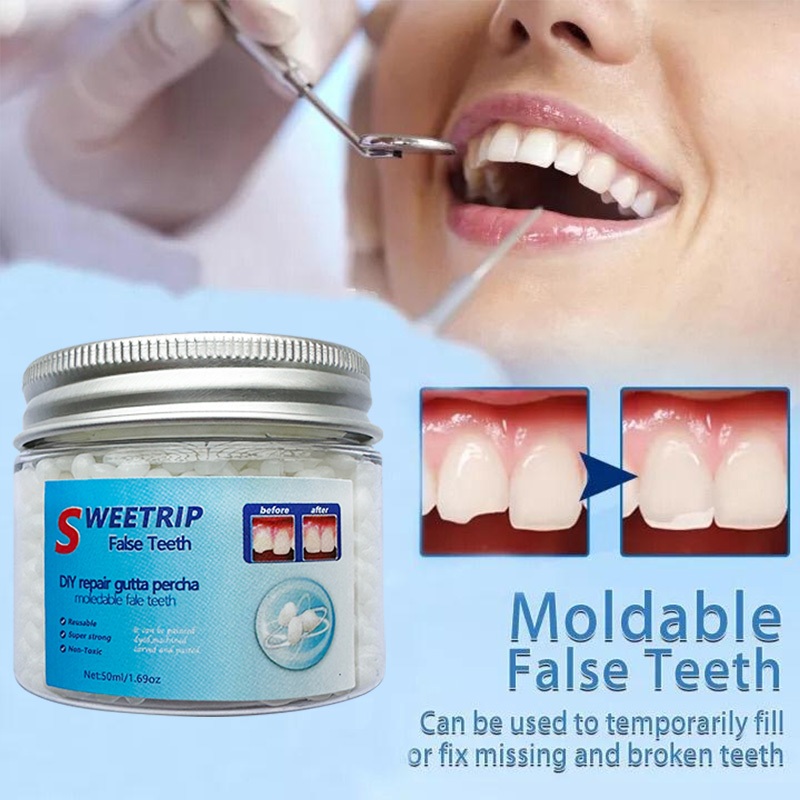 SWEETRIP Tooth Repair Kit Resin FalseTeeth Solid Glue Temporary Tooth ...