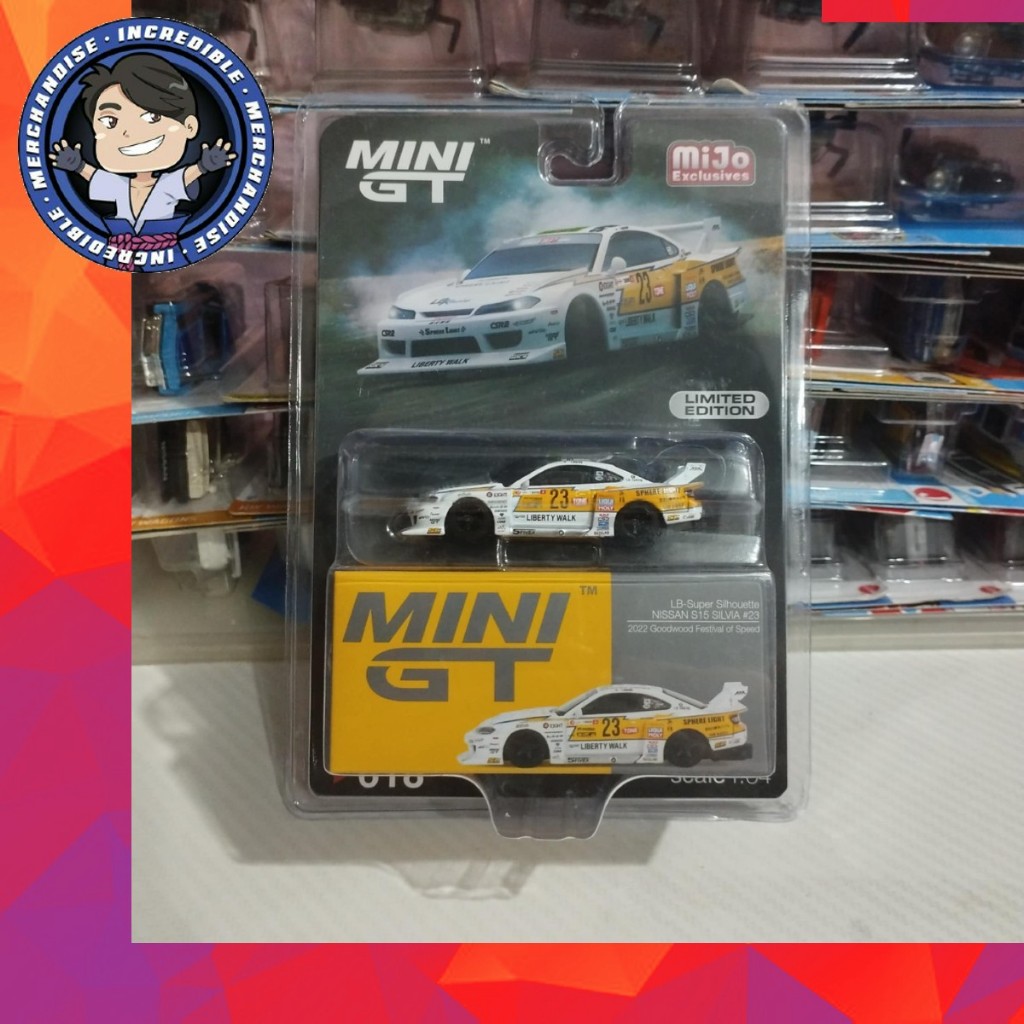 Mini GT Liberty Walk LB-Super Silhouette Nissan S15 Silvia #23 1:64 ...