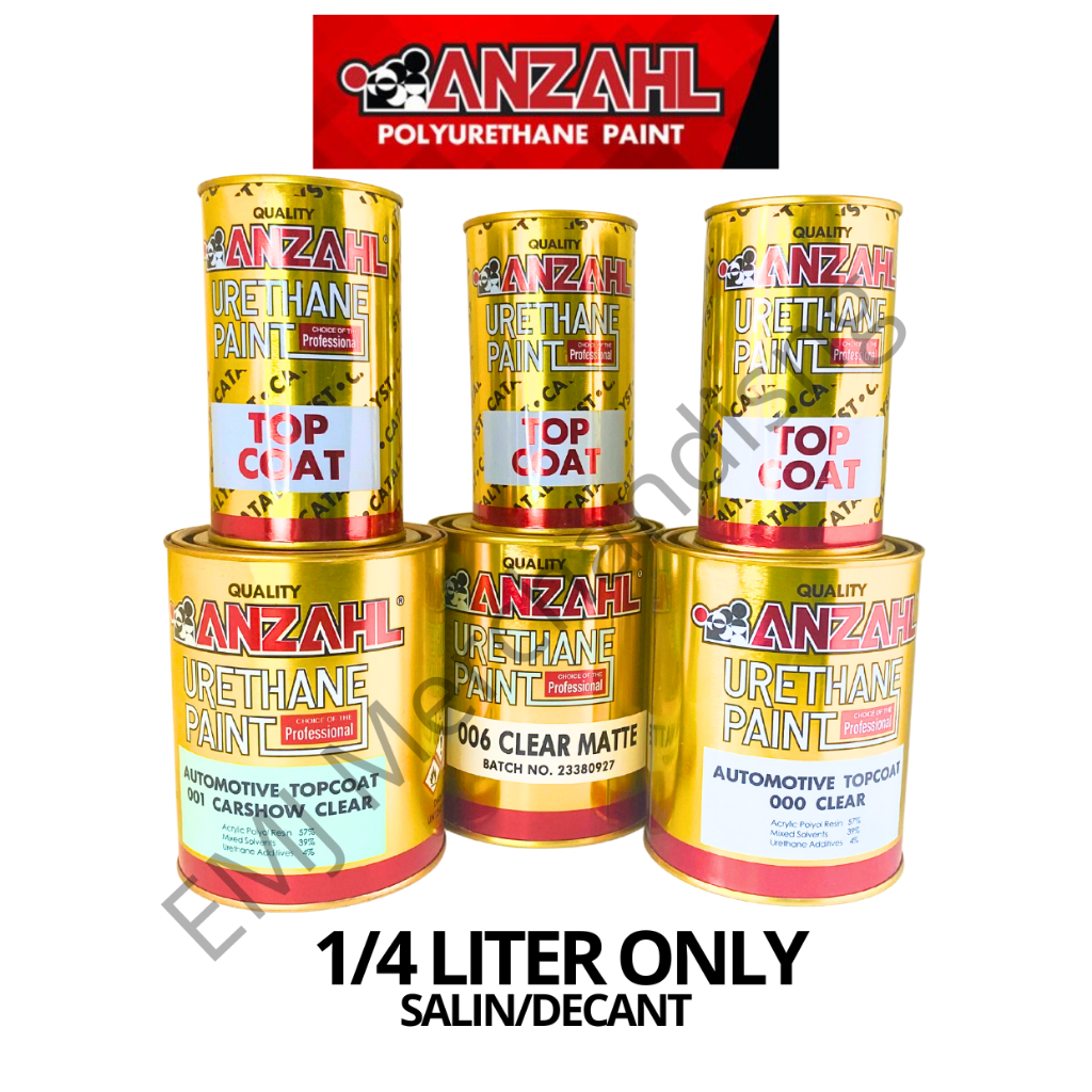 Anzahl Carshow, Topcoat or Matte Clear in 1/4 Liter for Motorcycle ...