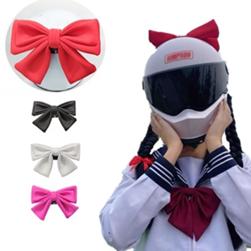 MEGA SALE! Vintage Helmet Bows for Women/Kids - Double-Layer Motorcycle ...
