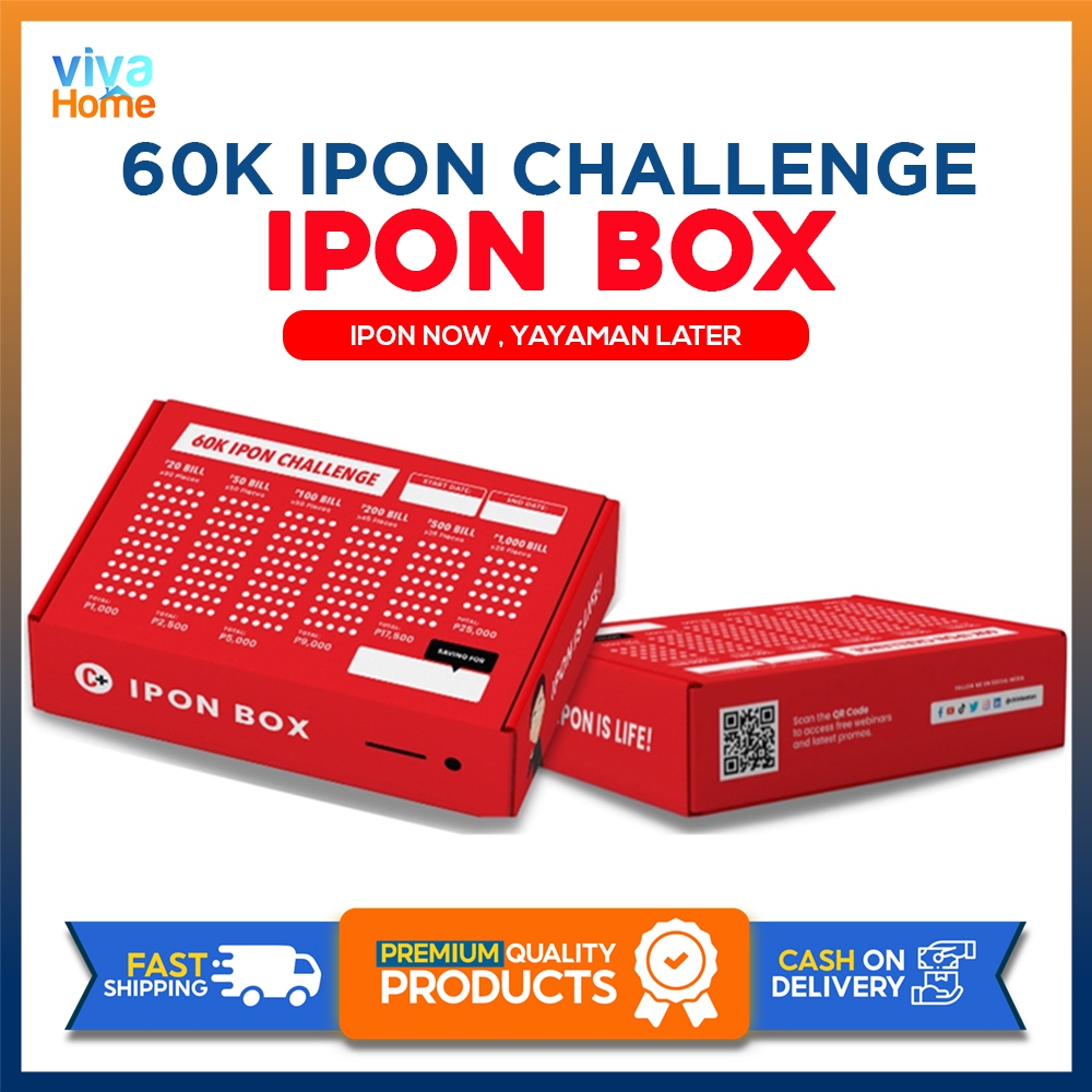 Vivahome 1pc Ipon Box Ipon Challenge Savings Box Save Now Saving Goals & Habit | Shopee Philippines