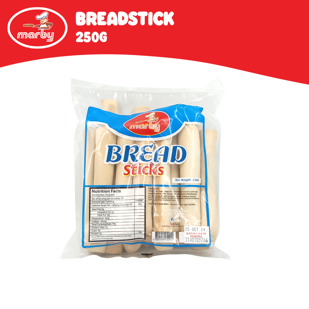 Marby Breadstick - 250 grams | Shopee Philippines