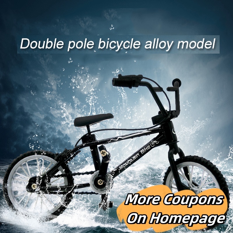 Mini Alloy Finger Mountain Bike Model Simulation Metal Finger Bicycle ...