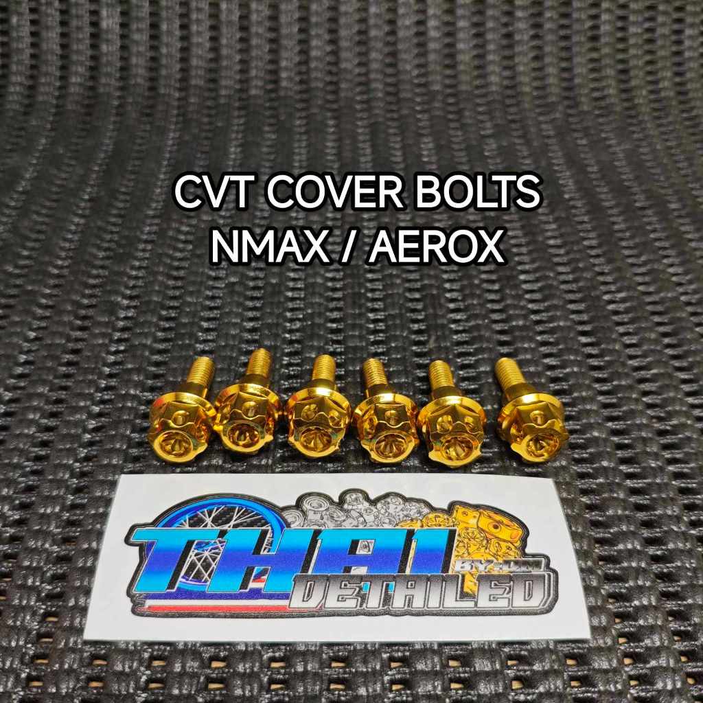 CVT COVER BOLTS SET for NMAX V1 V2 / AEROX V1 V2 ORIGINAL HENG BOLTS ...