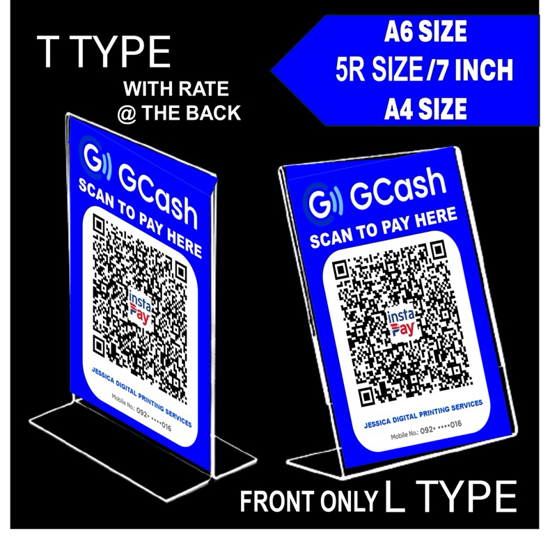 ACRYLIC QR CODE STANDEE | Shopee Philippines