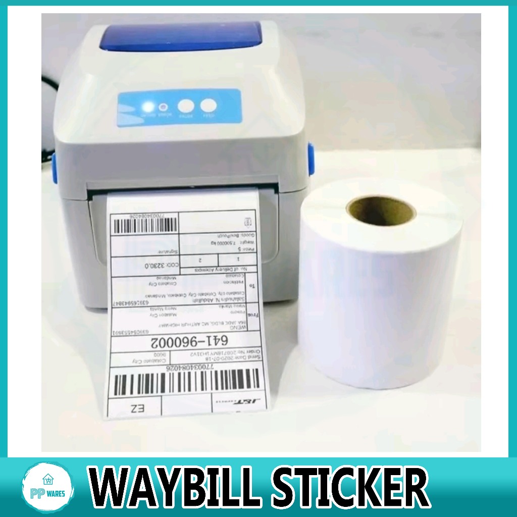 Waybill Sticker ROLL A6 Size TRIPLE PROOF Thermal Label Stickers ...