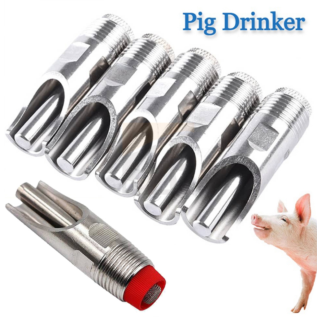 Pig Nipple Drinker Automatic Feeder For Pigs Piglets Piggery Equipment ...
